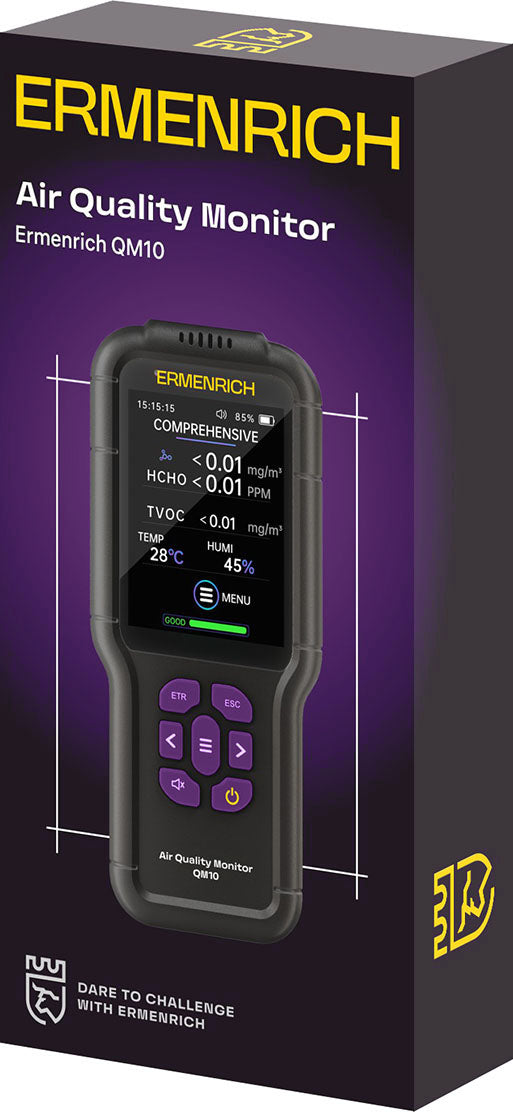 Ermenrich QM10 Air Quality Monitor – Madeira Optics